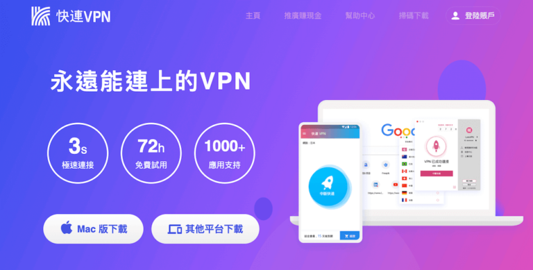 LetsVPN 評價：3秒快連YouTube Netflix 4K 附送邀請碼優惠 – 香港頭條